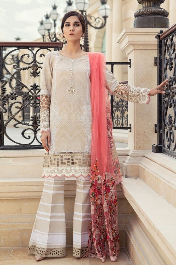 Maria B Refreshing Formal Pakistani Unstitched Lawn Suit for Wedding ...