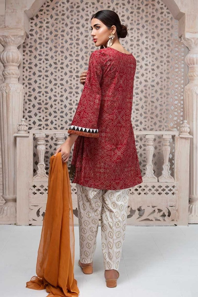 Maria B Lawn 2019 Features Embroidered Pakistani Suit Featuring Short ...